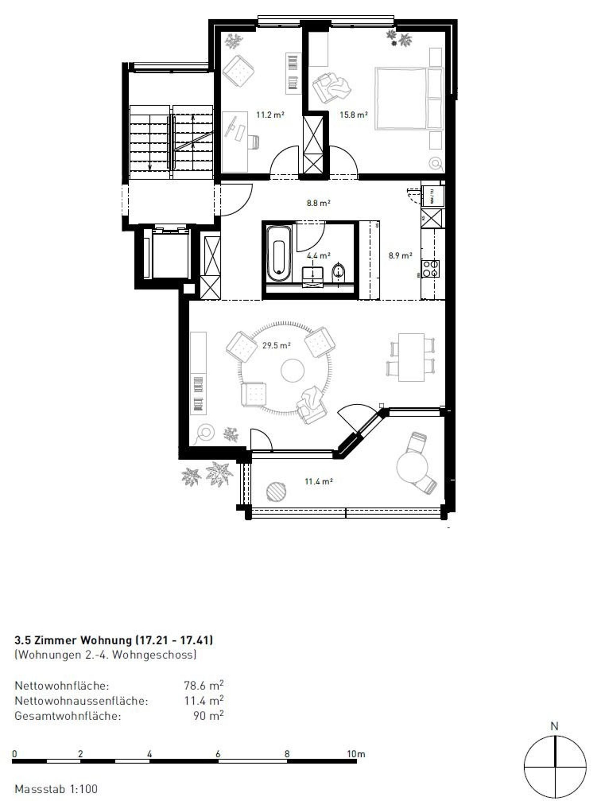 modern, zentral und naturnah, Unterdorfstrasse 17, CHF 1795