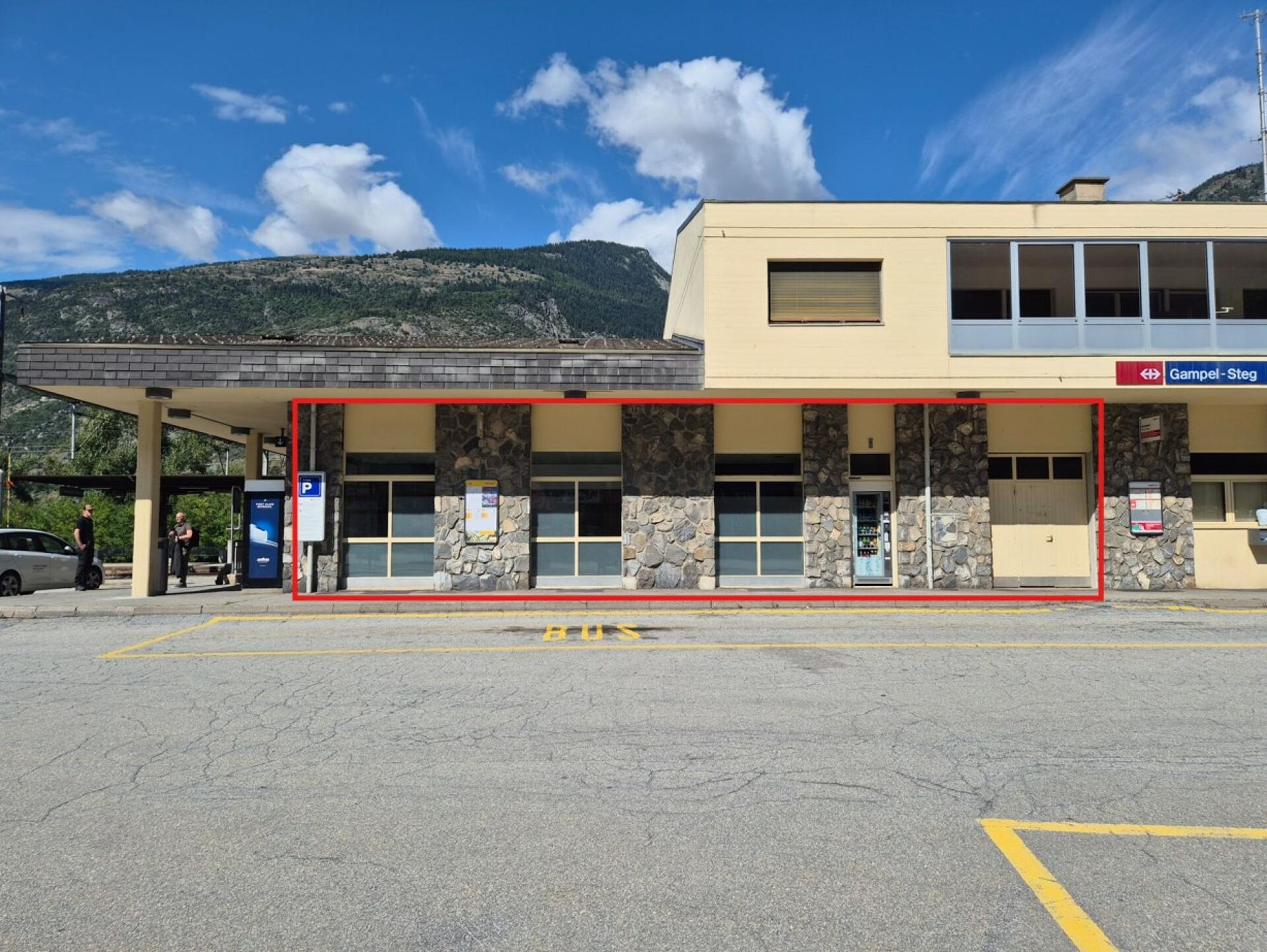 Attraktive Gewerbefläche im Bahnhof Gampel-Steg – verfügbar ab Januar 2027