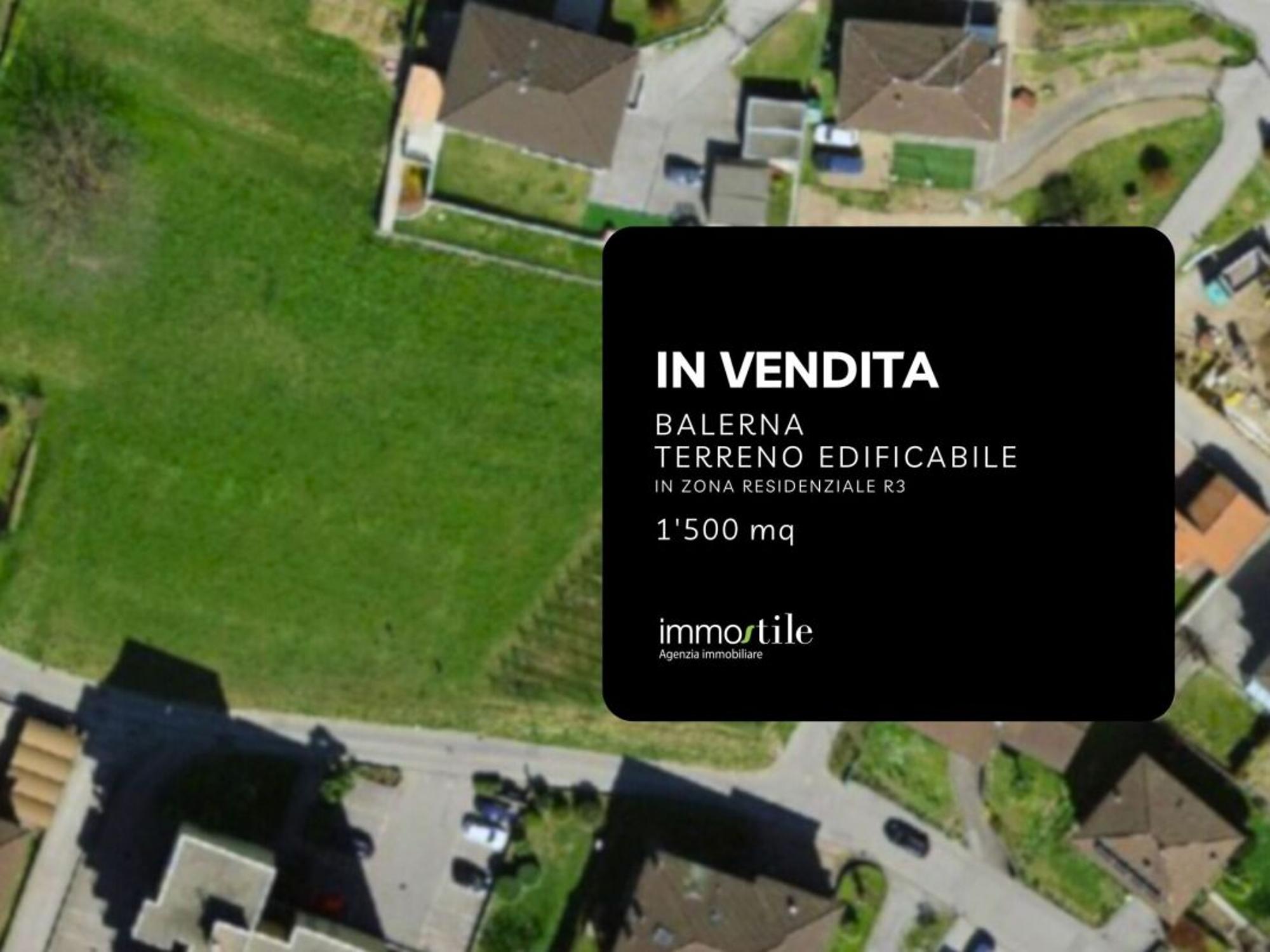 Splendido terreno edificabile, frazionabile (min. 370 mq) a Balerna