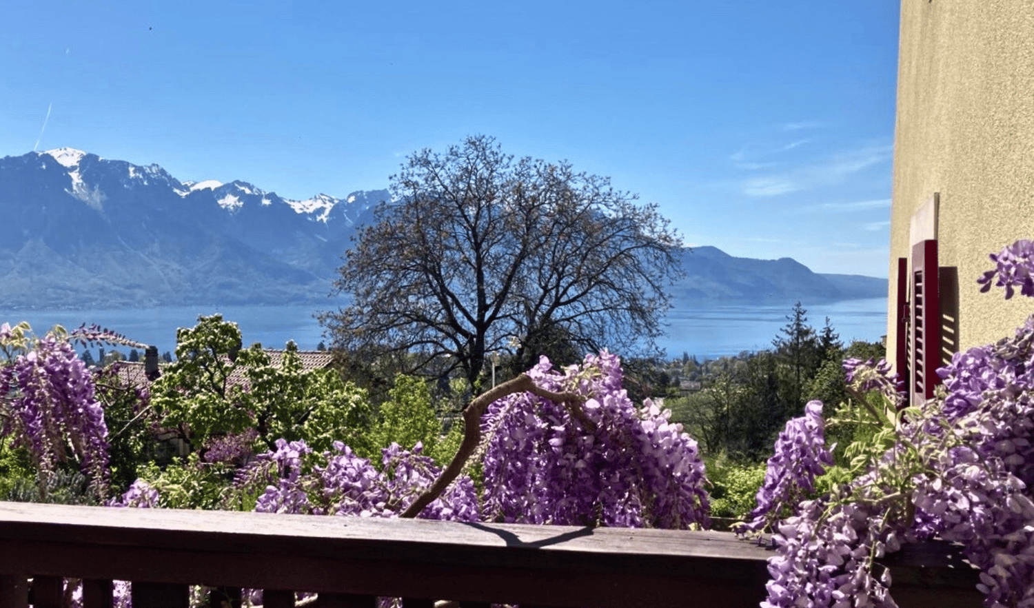 Maison de charme à Brent avec une magnifique vue sur le lac Léman ...