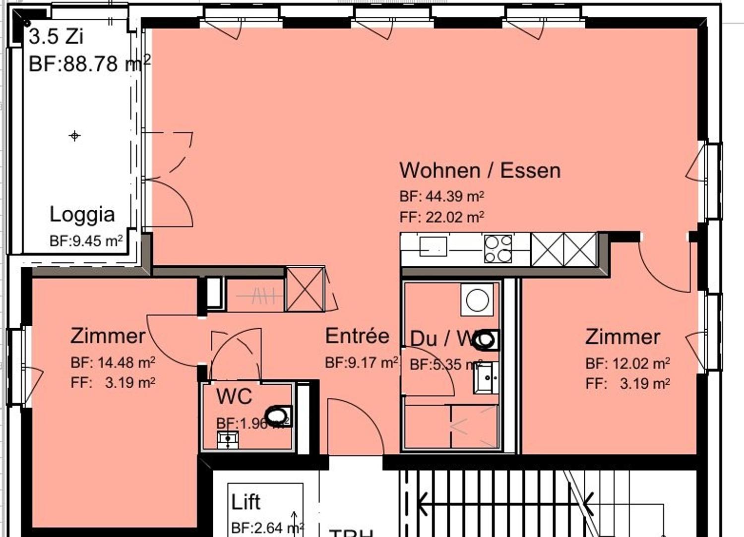 3.5-Zimmer-Wohnung mit Terrasse - modern..., Bahnhofstrasse 99i, CHF 2510