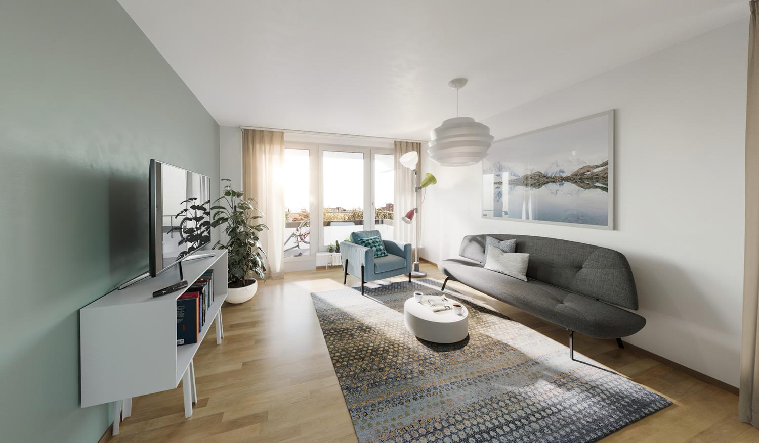 3.5 Zimmerwohnung im schönen Bachtelblic..., Langfurrenstrasse 3A, CHF 1895