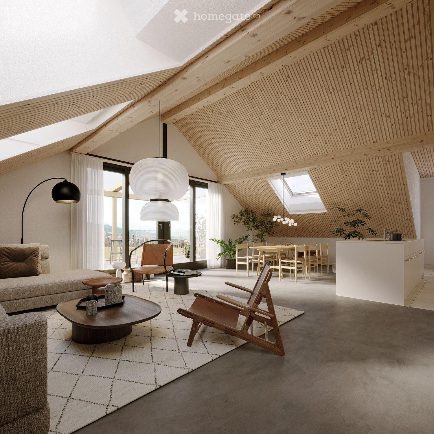 Exklusive Dachwohnung an privilegierter ..., Fluhgarten 3, CHF 3460