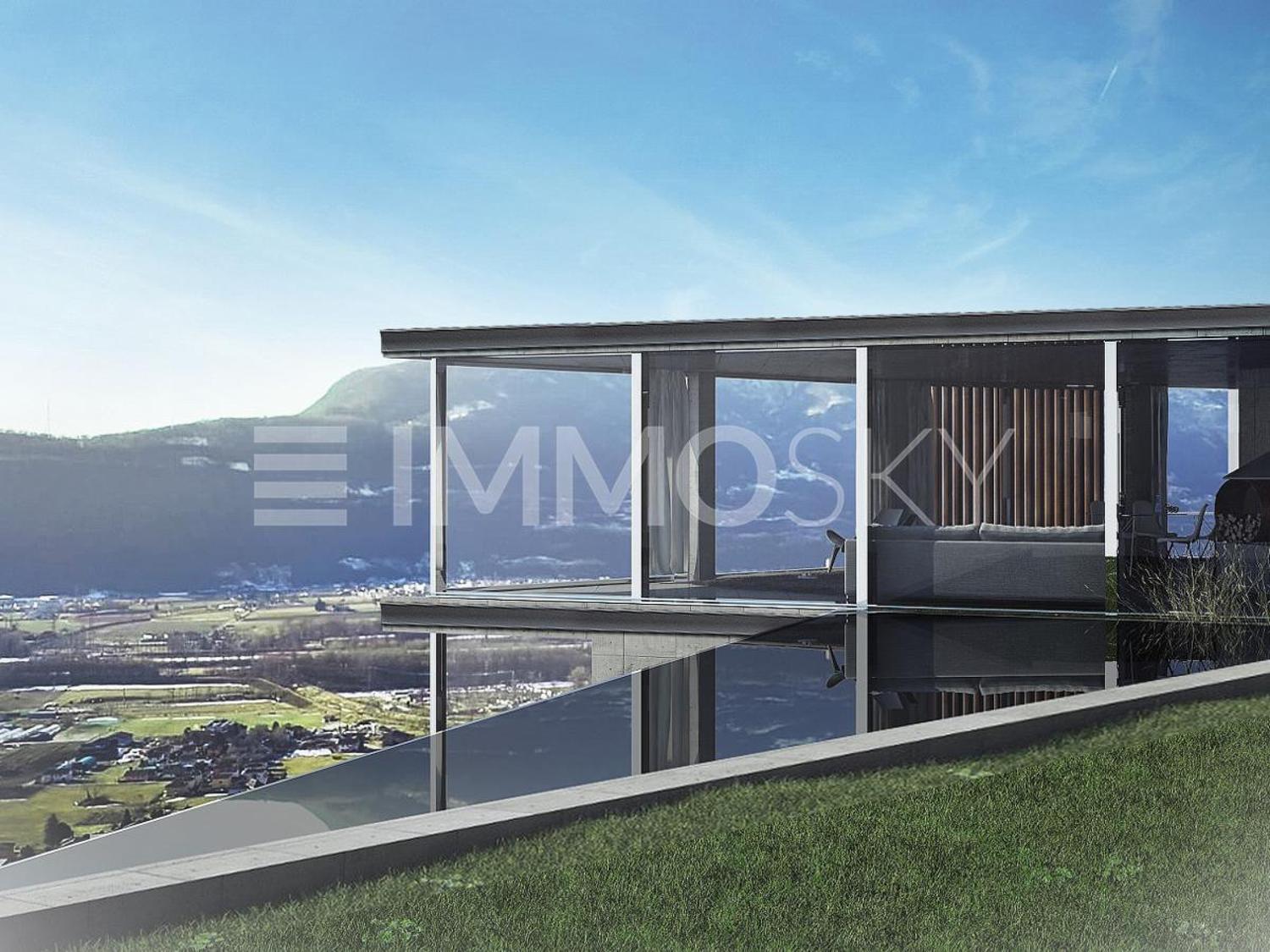 Terreno edificabile R2 con splendida vista e progetto approvato