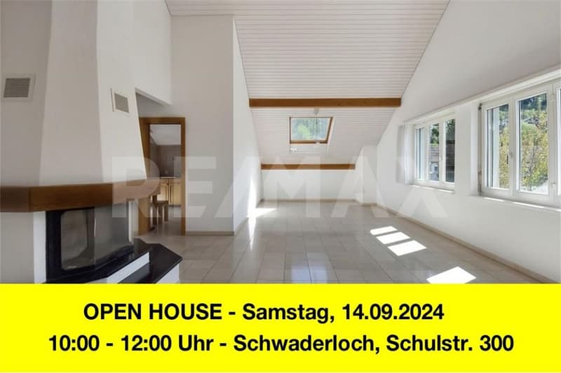 OPEN HOUSE am Samstag, 14. Sept. von 10...., Schulstrasse 300, CHF ...