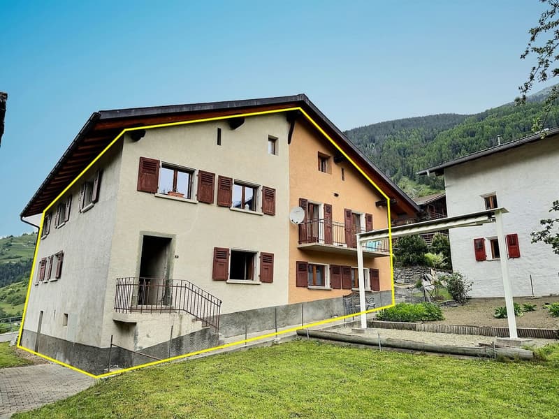 Charmante habitation avec grand potentiel de transformation