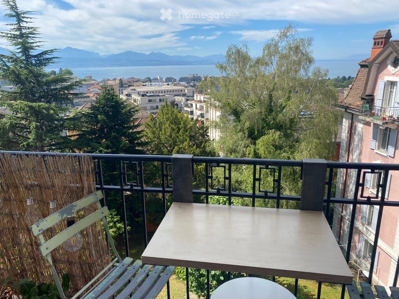 Magnifique appartement avec vue, Chemin du Parc-de-Valency, CHF 2300