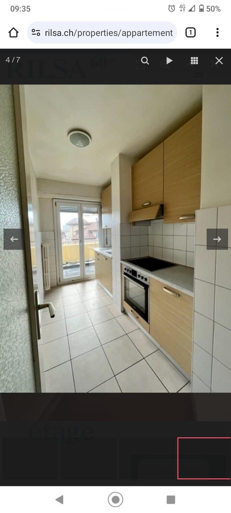 Reprise de bail 2.5p 5min gare renens, Rue du Jura 4, CHF 1470