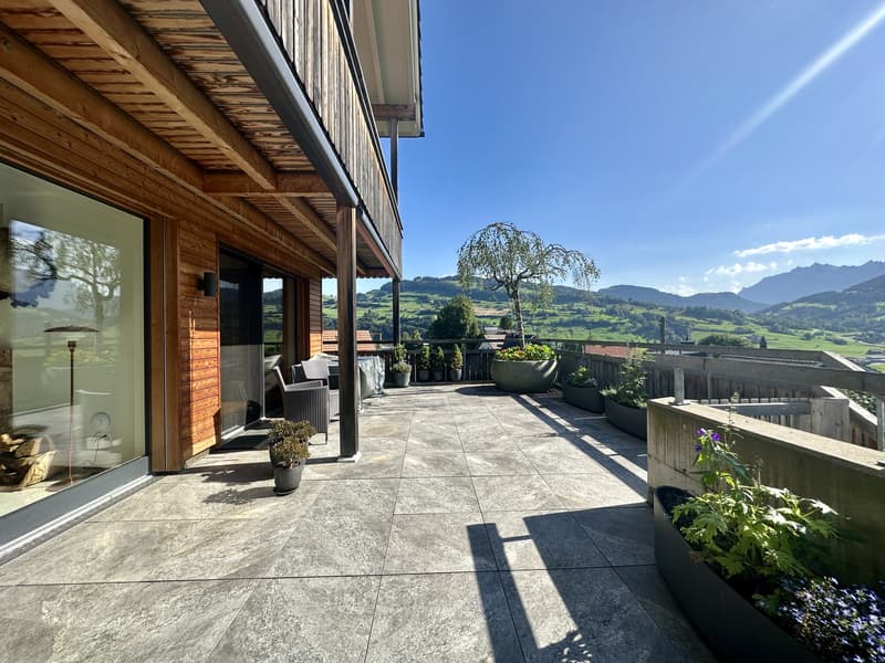 Exklusives Chalet in Nesslau: Panoramablick auf Säntis & Churfirsten ...