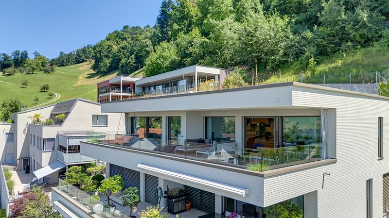 Designer Attika Wohnung mit traumhafter Seesicht | homegate.ch