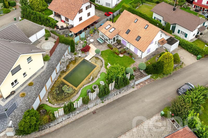 Wohnoase mit Naturpool - 5.5 Zimmer Einf..., Buttwil, CHF 1495000