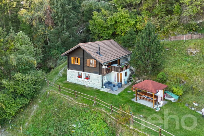 Charmant chalet en excellent état, Grône, CHF 520000
