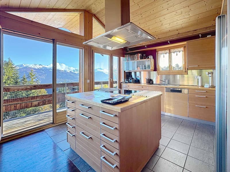 Un chalet spacieux et cosy au cœur d'Anzère