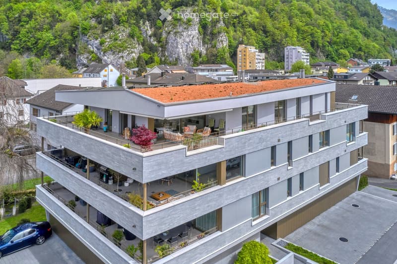 Exklusive 4.5-Zimmer-Attika-Wohnung mit Rundumterrasse und fantastischer Bergsicht | homegate.ch