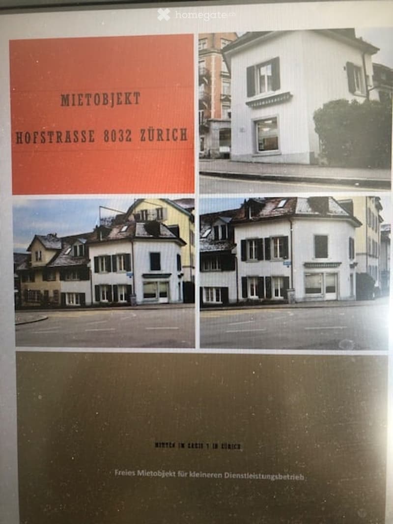 Gewerbe in Zürich, Hofstrasse 35, CHF 2500