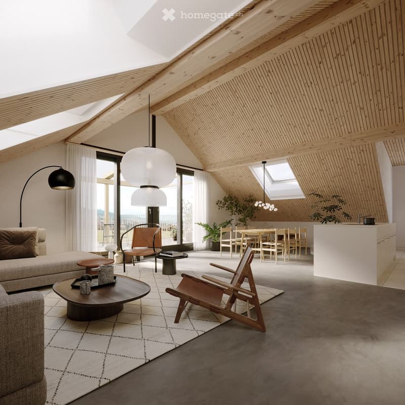 Exklusive Dachwohnung an privilegierter ..., Fluhgarten 3, CHF 3460