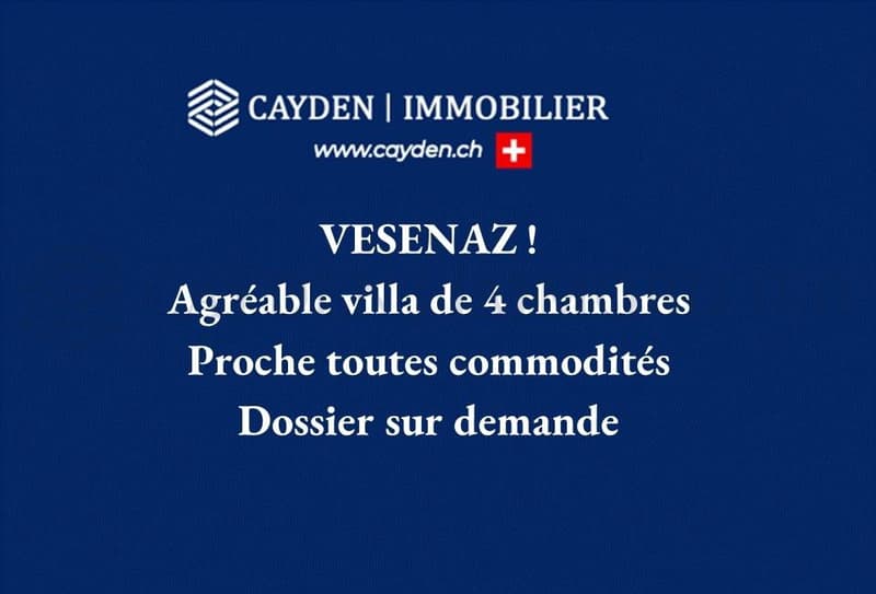 Très jolie villa 6 pièces à Vésenaz ! | homegate.ch