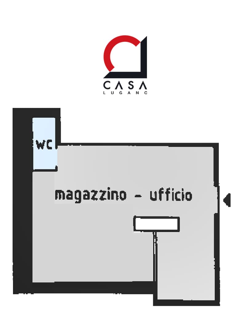 Ufficio affittato con ottime possibilità di reddito.